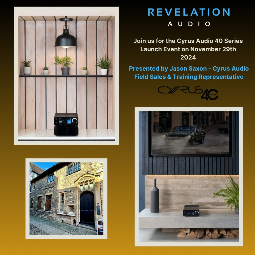 Cyrus Audio 40 Series Open Event